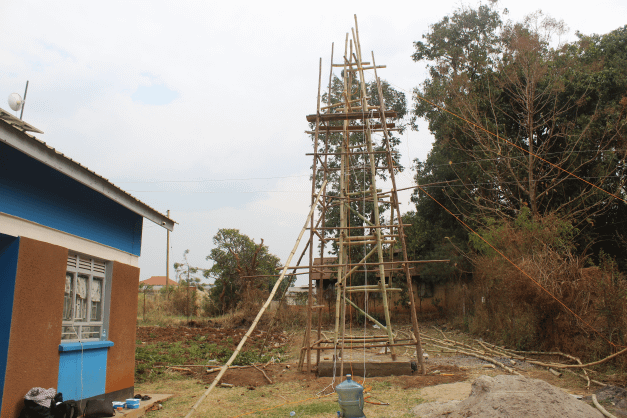 First Bamboo Tower in Uganda? - BOSCO Uganda